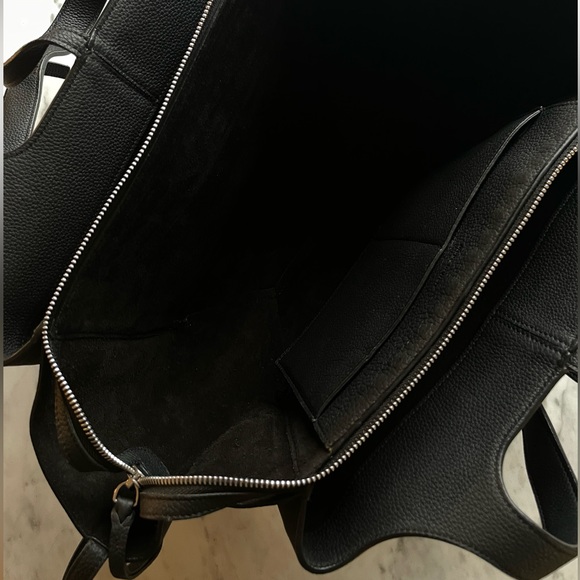 Celine | Bags | Celine Trifold Small Shoulder Bag Grained Calfskin ...